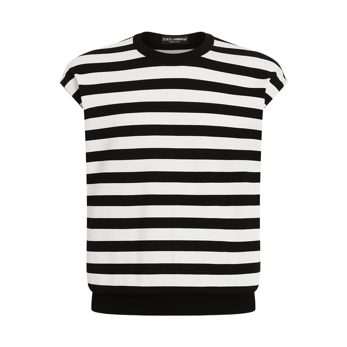 돌체 앤 가바나 스트라이프 인레이 슬리브리스 코튼 기모노 멀티컬러 | Dolce & Gabbana | KREAM