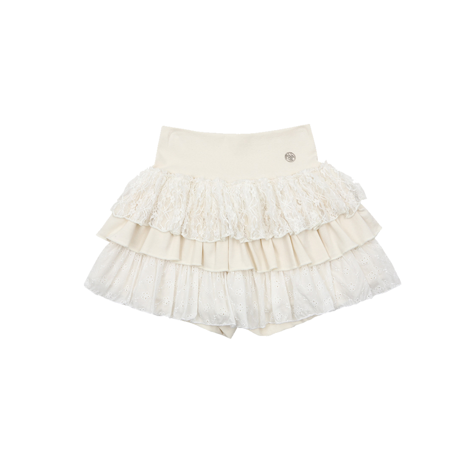 아수라 레이스 져지 캉캉 스커트 아이보리 | ASURA | KREAM