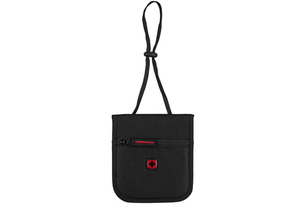 웽거 라이프스타일 스몰 세큐리티 파우치 블랙 | WENGER | KREAM