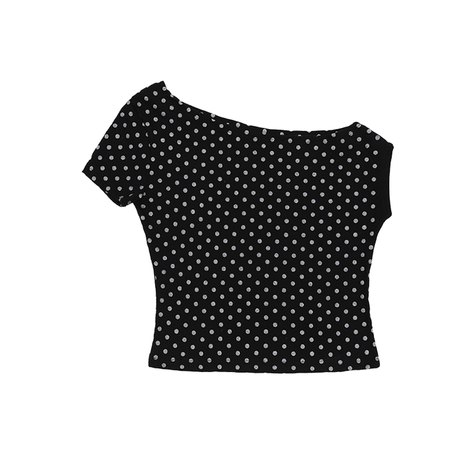 아수라 도트 원 숄더 티 블랙 | ASURA | KREAM