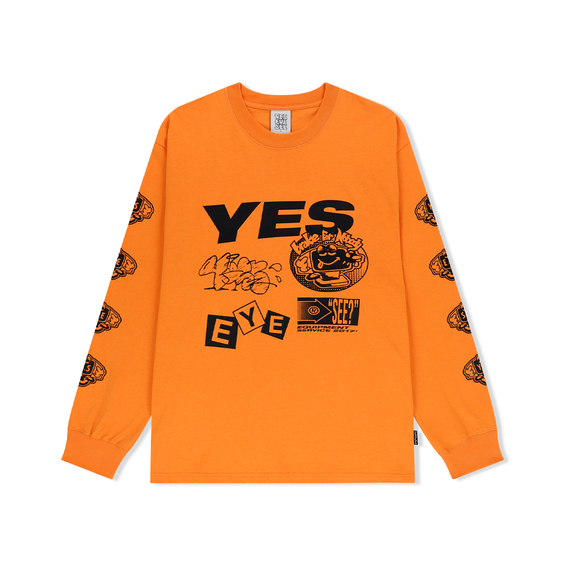 예스아이씨 예스 모니터 긴팔 오렌지 | YESEYESEE | KREAM