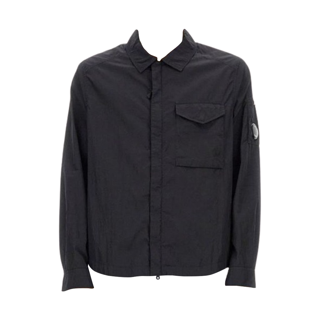 C.P. 컴퍼니 크롬-R 지퍼 셔츠 자켓 토탈 이클립스 블루 - 25SS | C.P. Company | KREAM