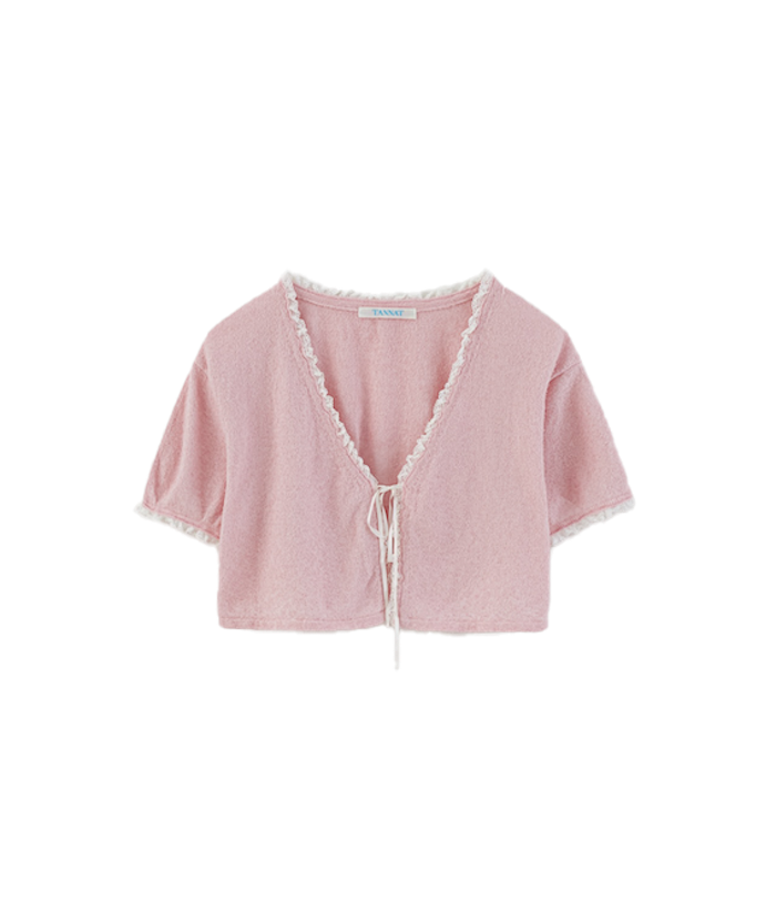 타낫 캔디 프릴 볼레로 - 핑크 | TANNAT | KREAM