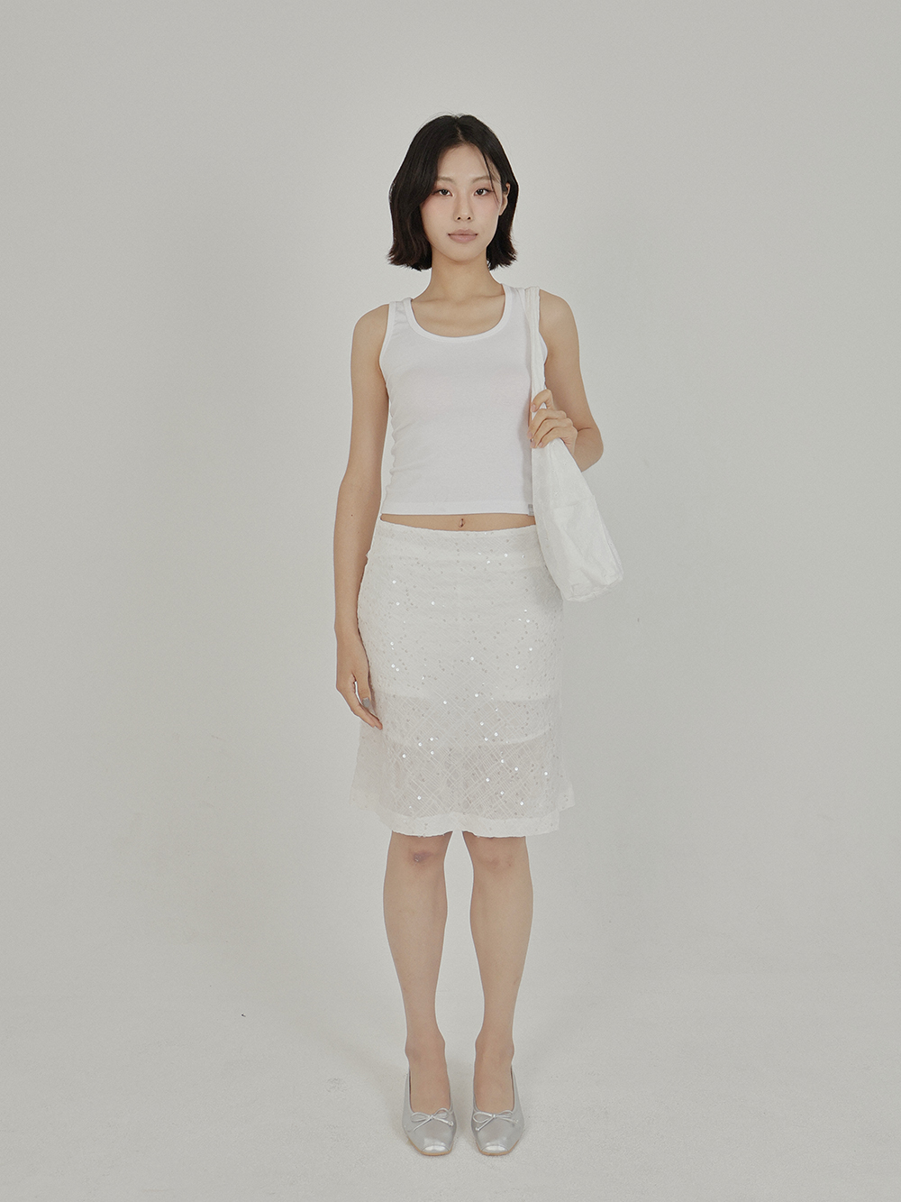 아수라 서머 도트 백 화이트 | ASURA | KREAM