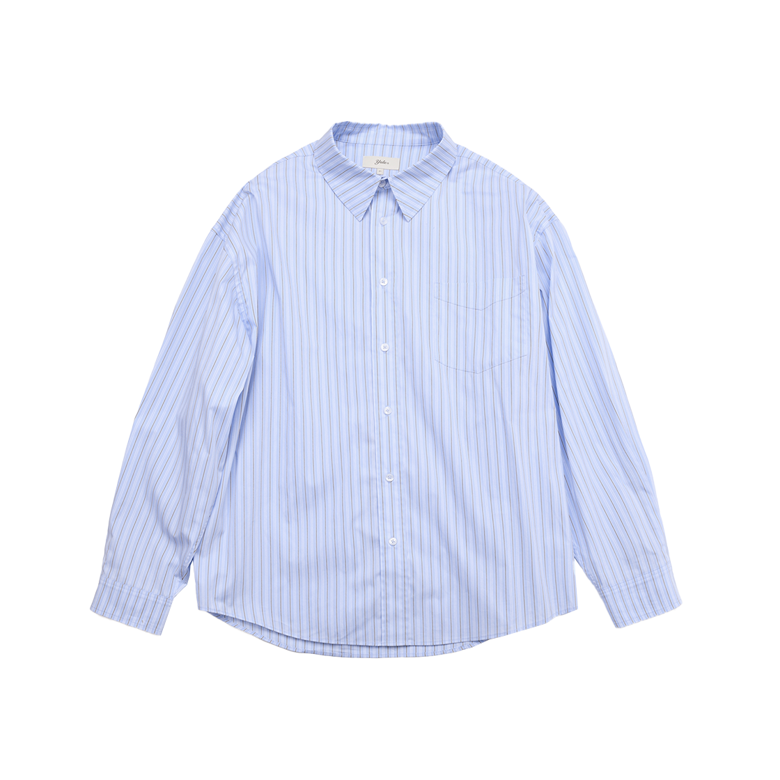 예일 루즈핏 멀티스트라이프 셔츠_라이트 블루 | YALE | KREAM