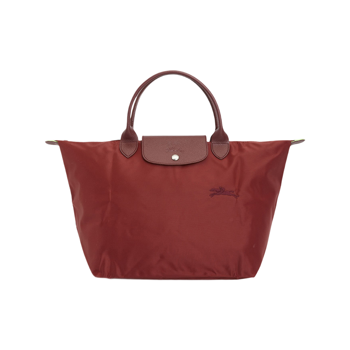 롱샴 르 플리아쥬 그린 M 토트백 와인 | Longchamp | KREAM