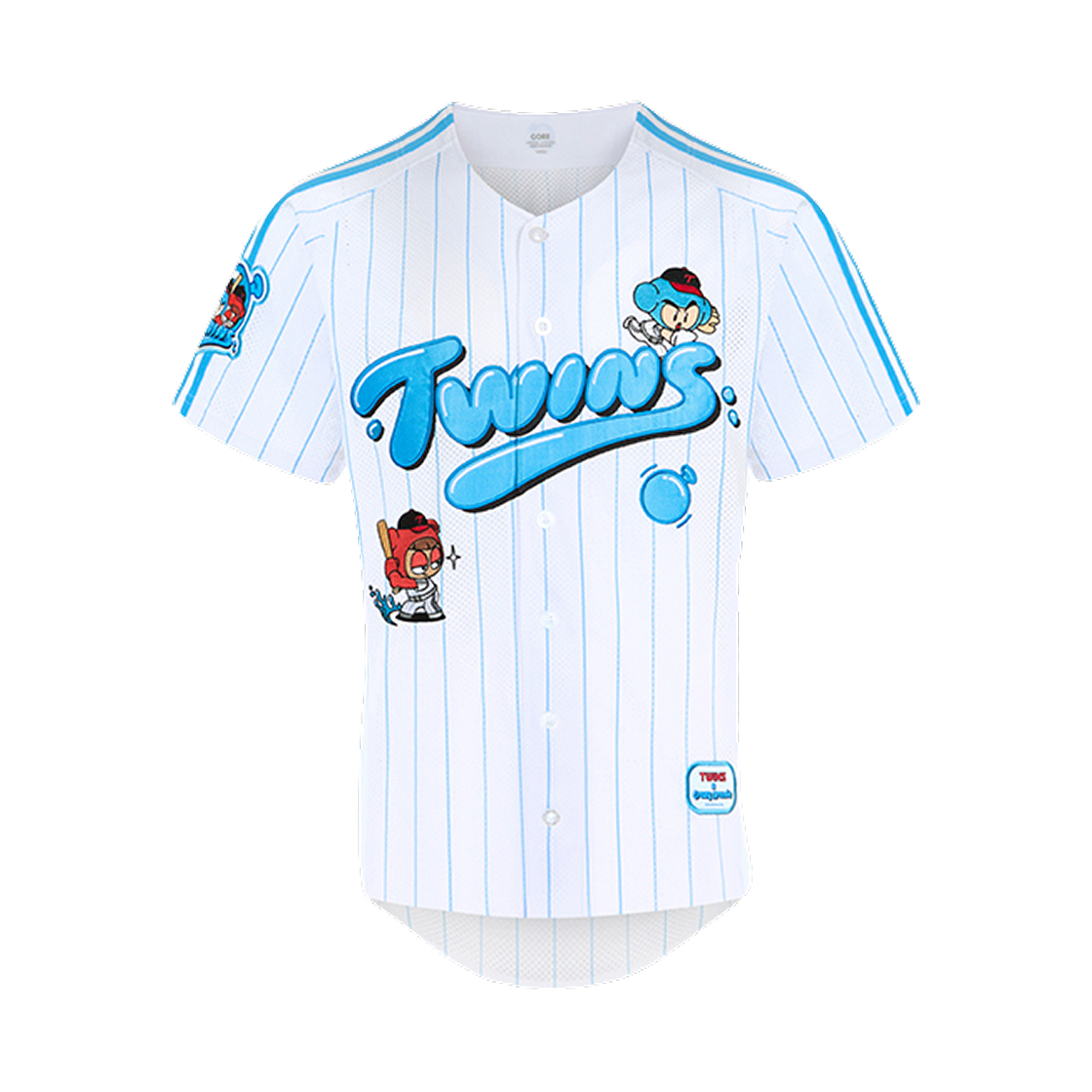 LG 트윈스 x 크레이지 아케이드 유니폼 스카이 블루 (논 마킹 버전) | LG Twins | KREAM