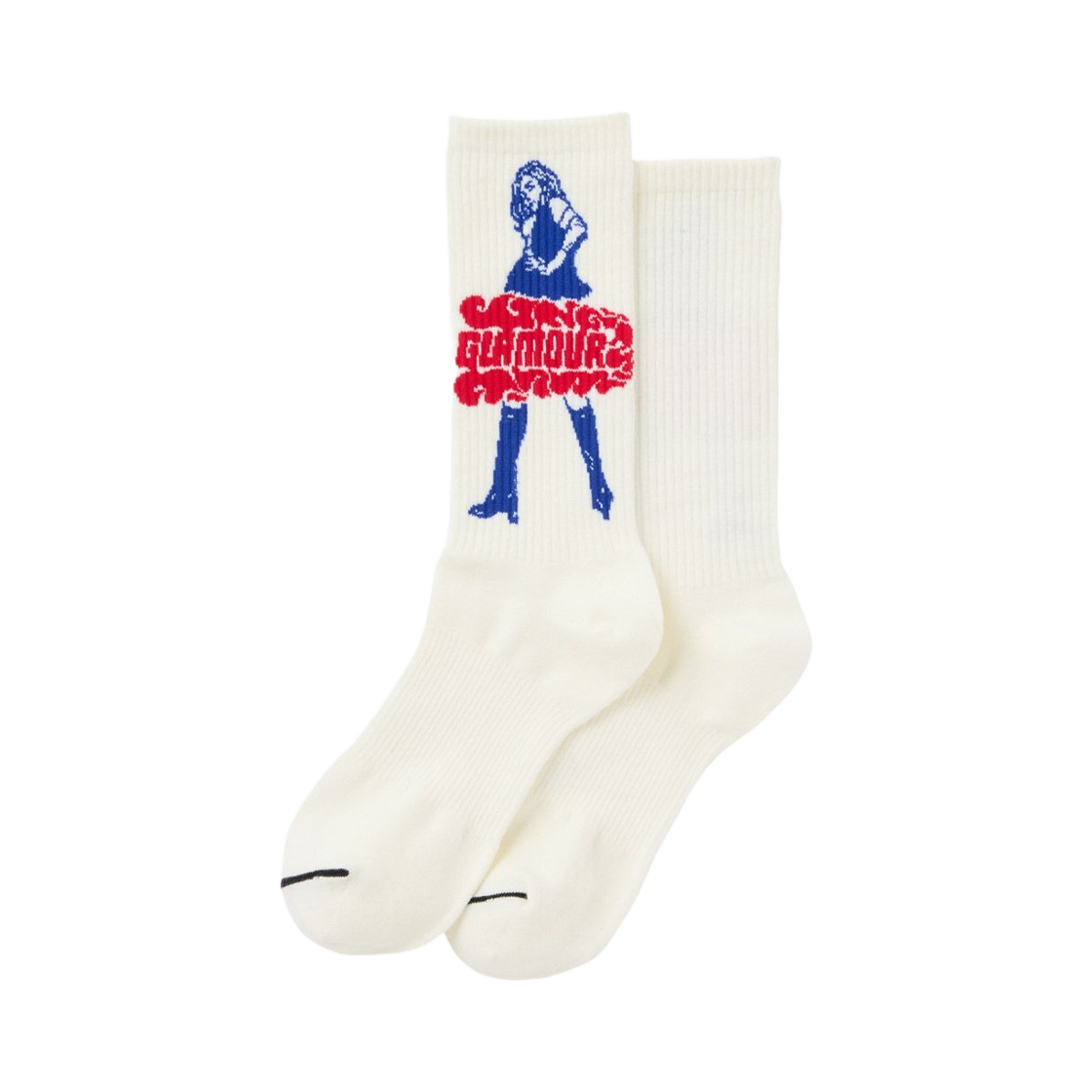 (W) 히스테릭 글래머 빅슨 걸 스포츠 삭스 화이트 | Hysteric Glamour | KREAM