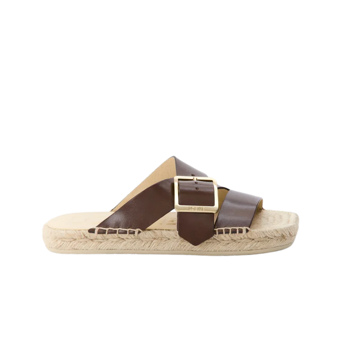 (W) 로에베 베지터블 탠 카프스킨 페탈 에스파딀유 슬라이드 브라운 | Loewe | KREAM