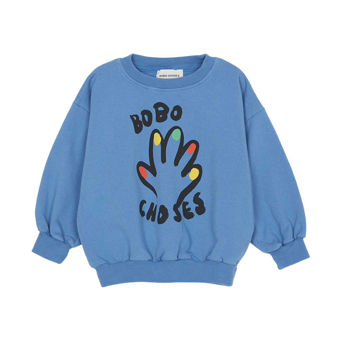 (키즈) 보보쇼즈 플리스 스웨트셔츠 블루 | Bobo Choses | KREAM