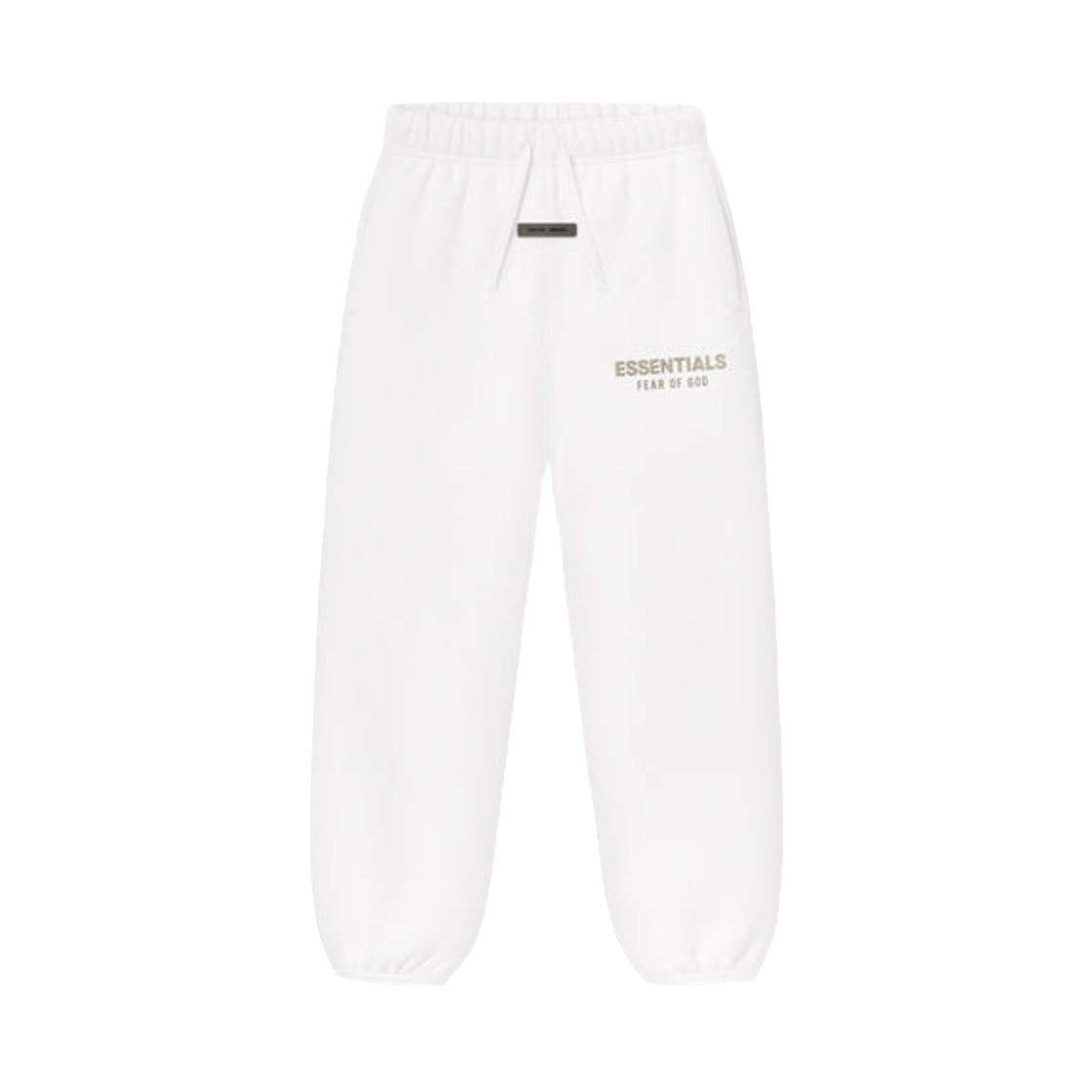 (키즈) 에센셜 클래식 플리스 스웨트팬츠 클라우드 화이트 - 25SS | Essentials | KREAM