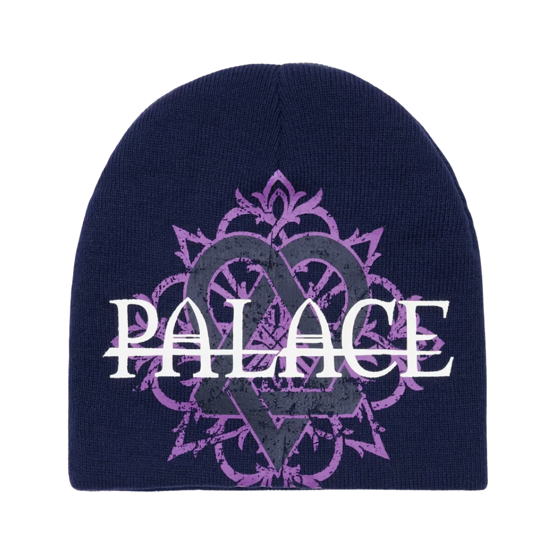 팔라스 x 힘 그램 나인 커프 비니 네이비 - 25FW | Palace | KREAM