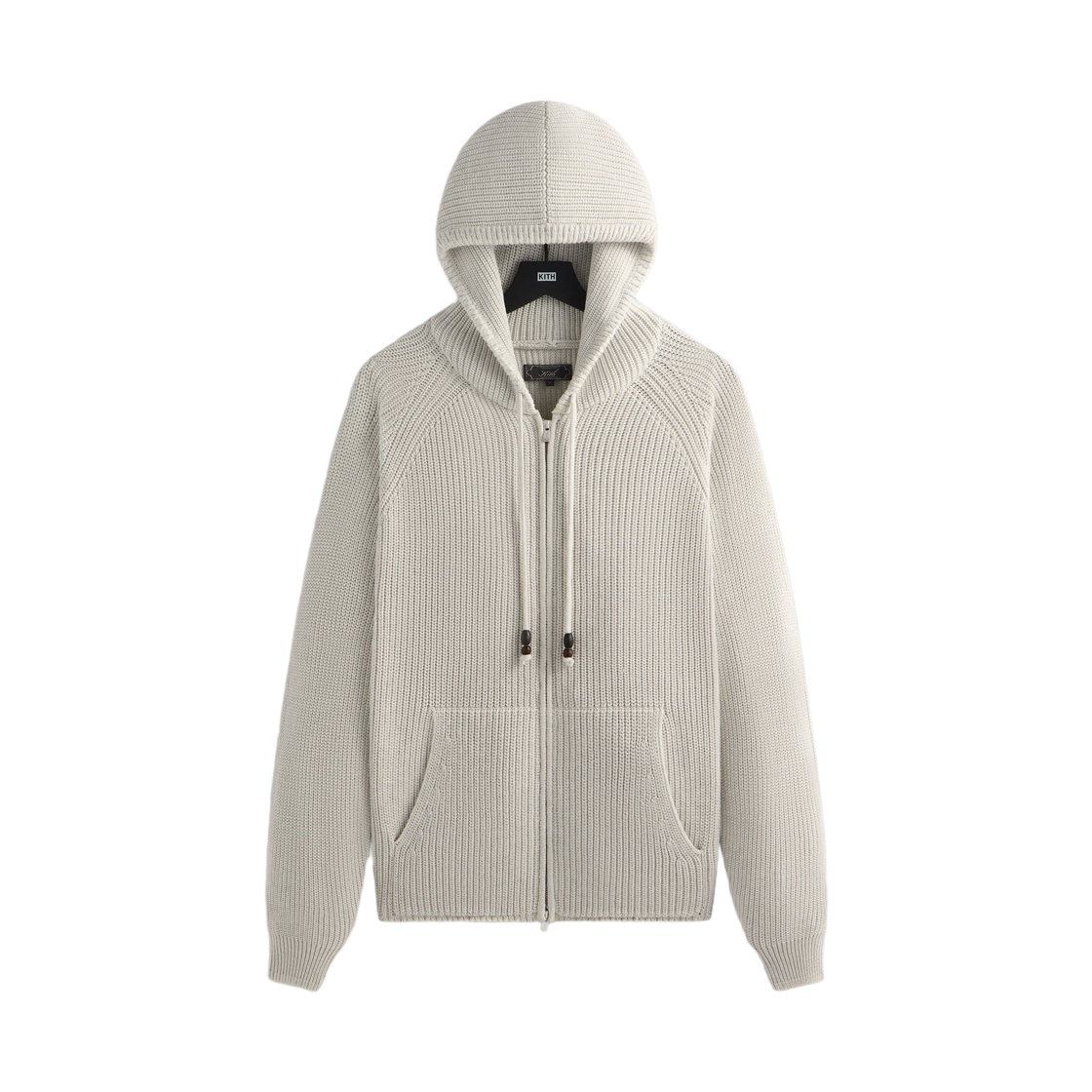 키스 풀 집 마일즈 니트 후드 라이트 헤더 그레이 | Kith | KREAM