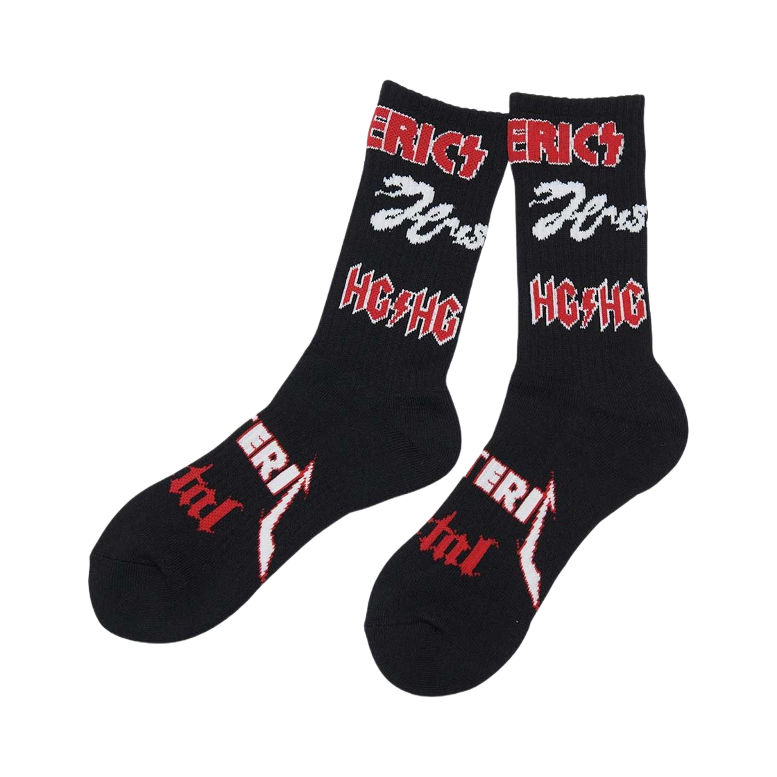 히스테릭 글래머 메탈 로고 스포츠 삭스 블랙 | Hysteric Glamour | KREAM