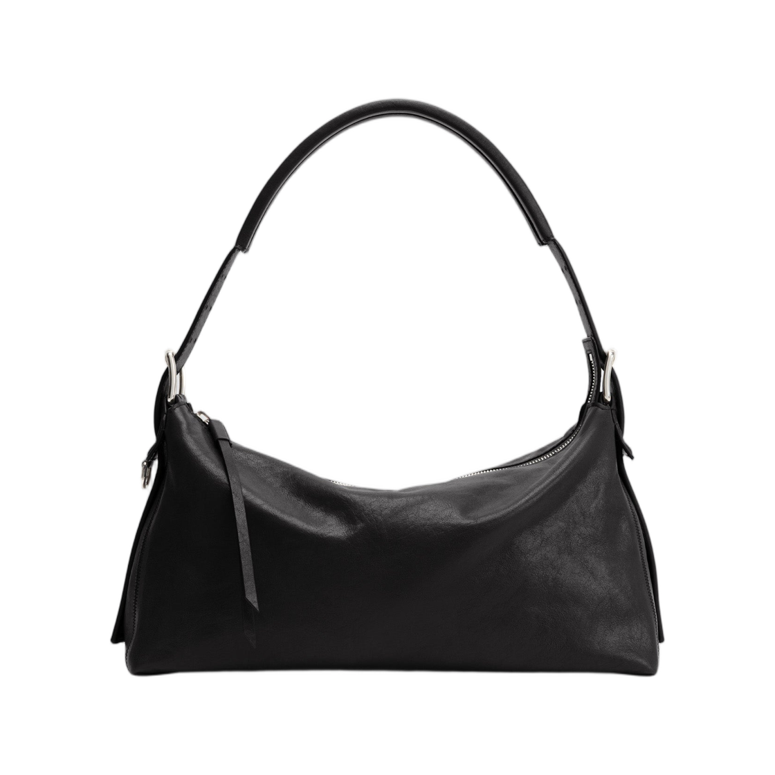 르메르 벨티드 페이퍼 럭스 레더 바게트 백 다크 초콜릿 | Lemaire | KREAM