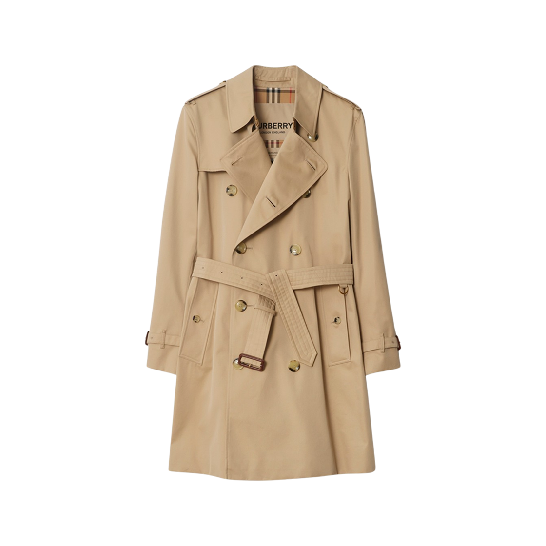 버버리 미드랭스 켄싱턴 헤리티지 트렌치 코트 허니 | Burberry | KREAM