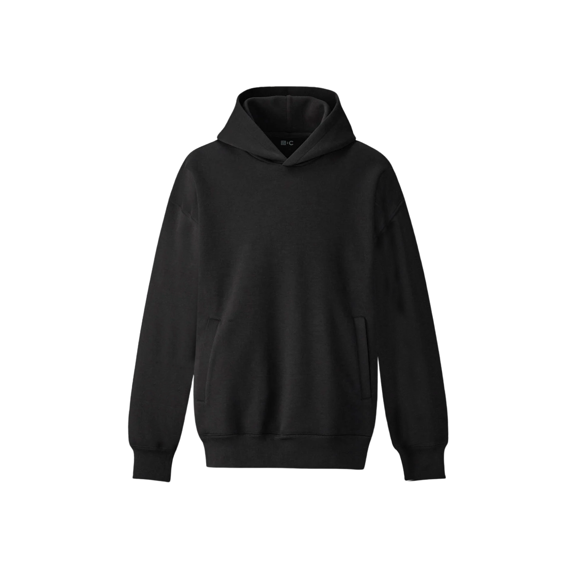 유니클로 C 스웨트 오버사이즈 풀오버 후드 블랙 - JP | Uniqlo | KREAM