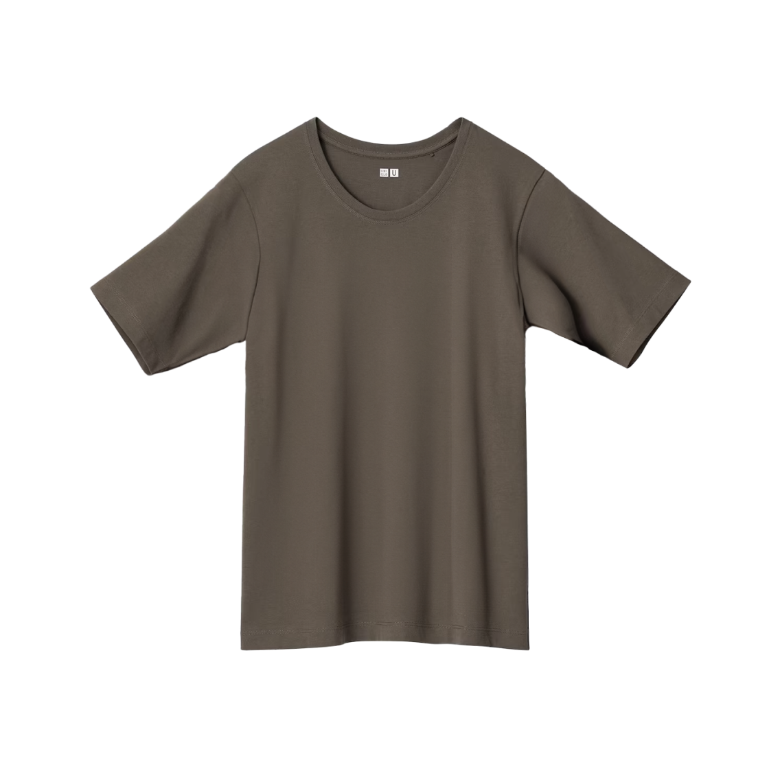(W) 유니클로 U 수피마 코튼 크루넥 티셔츠 다크 브라운 - KR | Uniqlo | KREAM