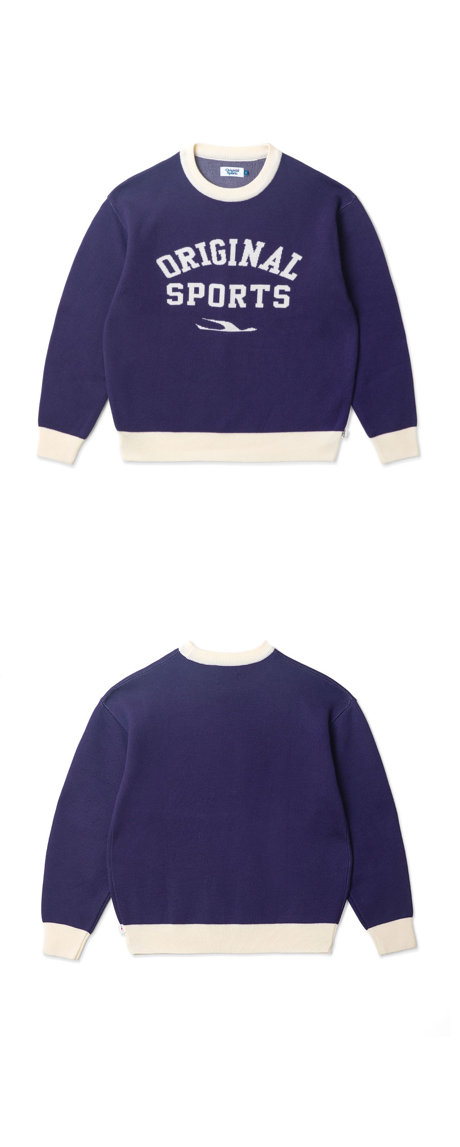 프로-스펙스 로고 크루넥 니트 바이올렛 | PRO-SPECS | KREAM