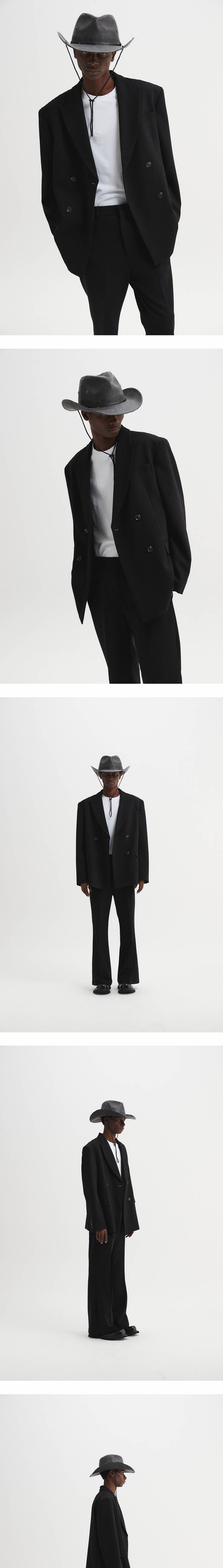 디엔에스알 트윌 플레어 슬랙스 블랙 | DNSR | KREAM