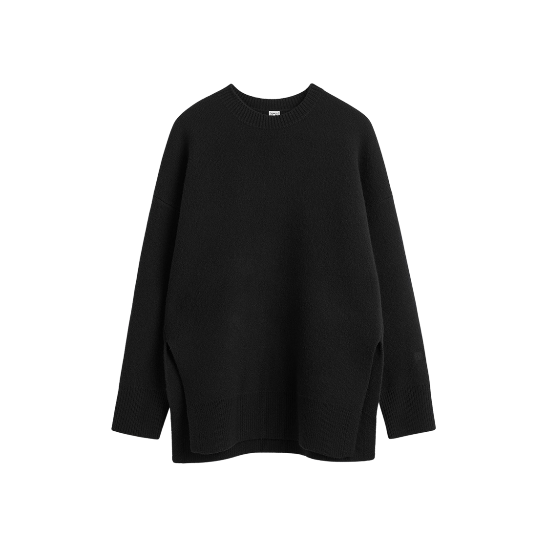 (W) 토템 더블 니트 풀오버 블랙 | Toteme | KREAM