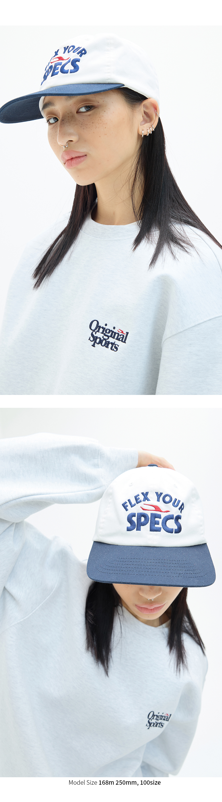 프로-스펙스 슬로건 6-패널 캡 오프 화이트 | PRO-SPECS | KREAM