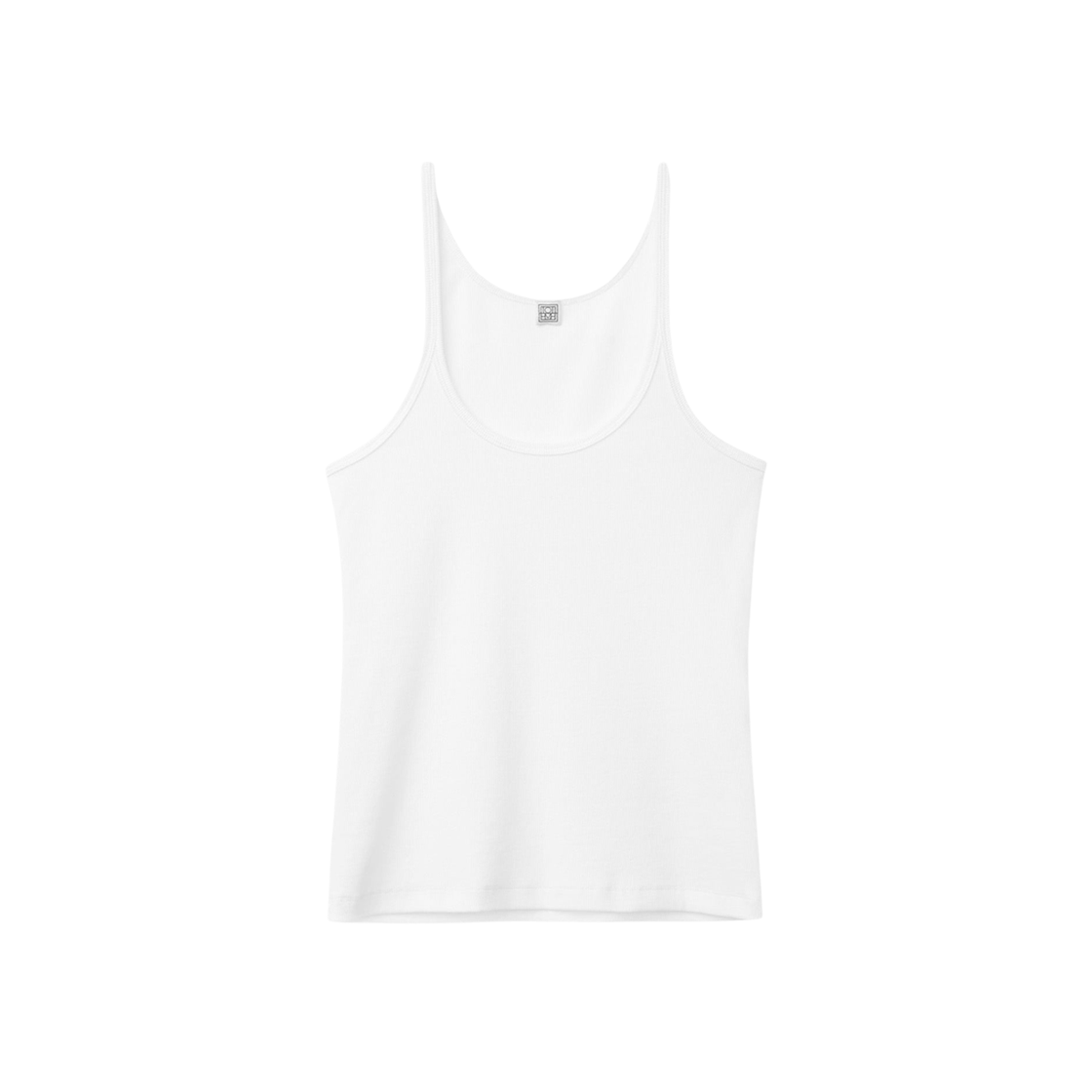 (W) 토템 스쿱 넥 립 탱크 화이트 | Toteme | KREAM