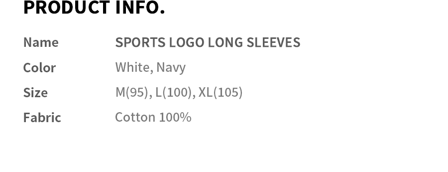 프로-스펙스 스포츠 로고 롱슬리브 화이트 | PRO-SPECS | KREAM