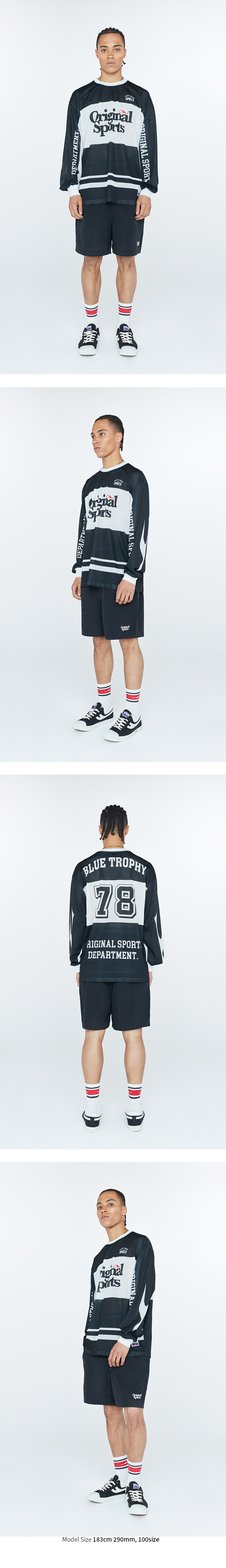 프로-스펙스 로고 나일론 반바지 블랙 | PRO-SPECS | KREAM