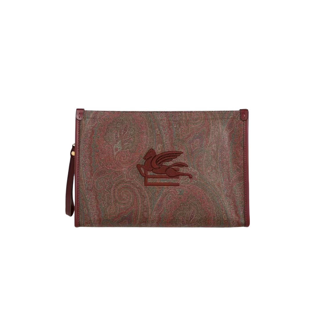 에트로 페이즐리 라지 파우치 레드 | Etro | KREAM