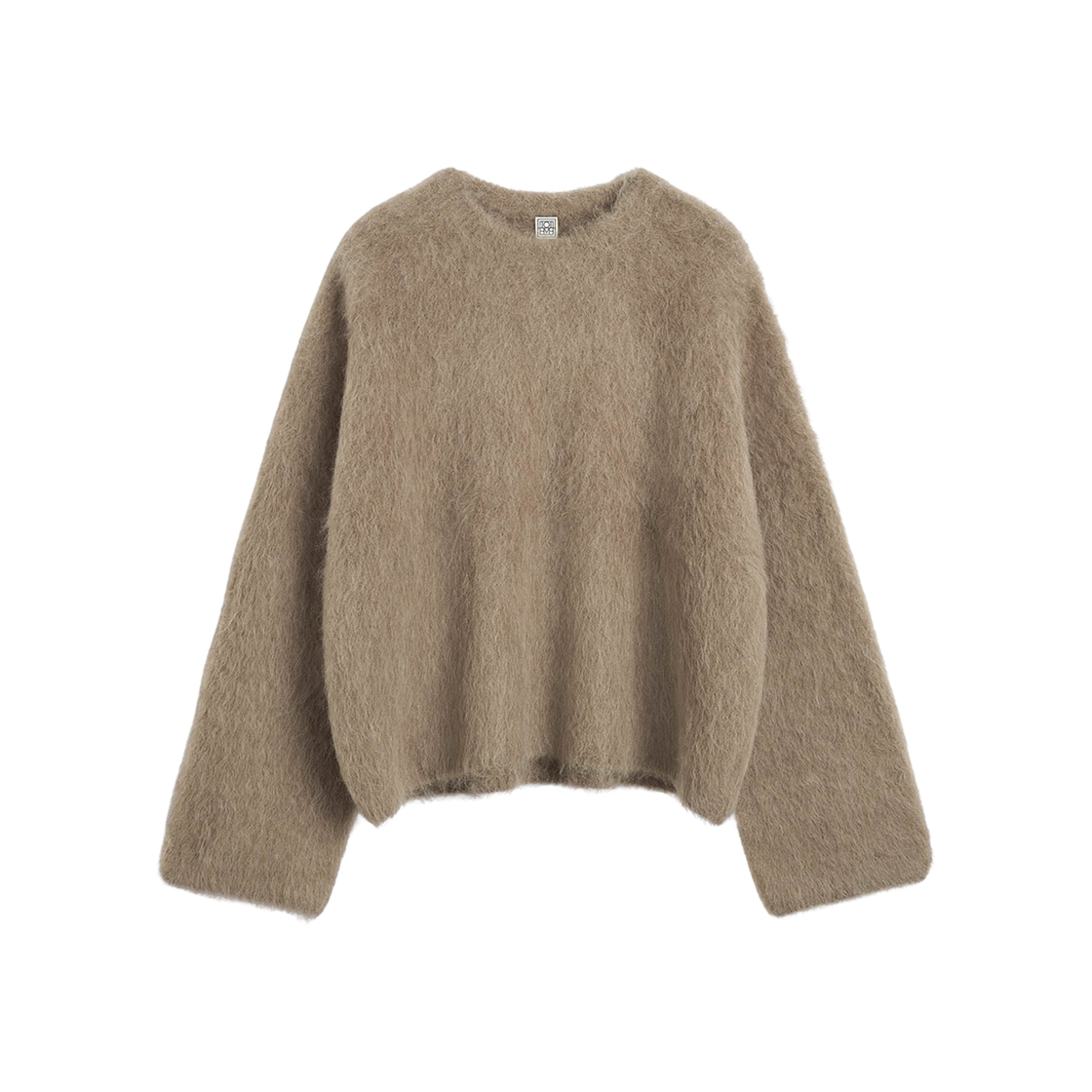 (W) 토템 박시 알파카 니트 트러플 멜란지 | Toteme | KREAM