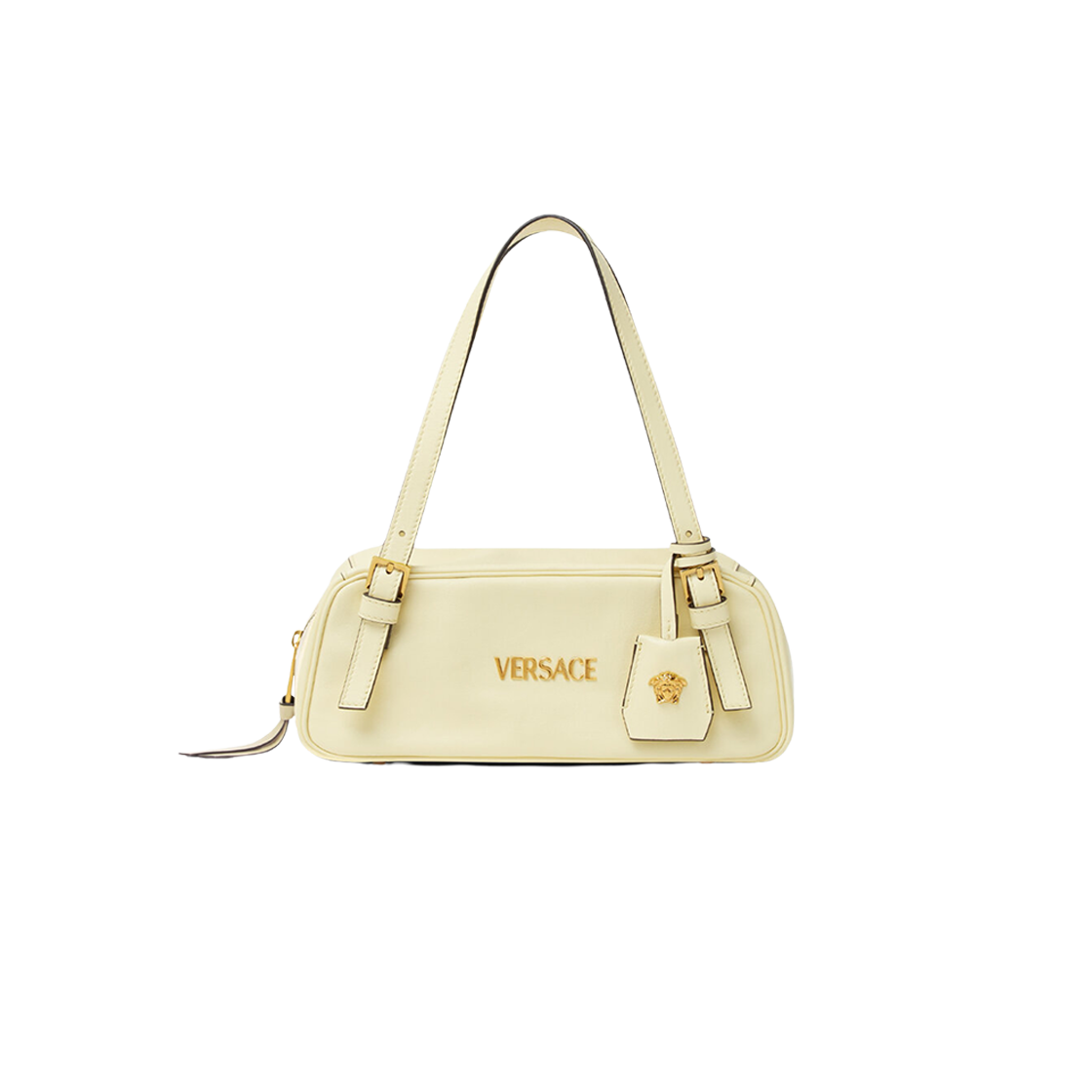 베르사체 태그 볼링 숄더백 옐로우 | Versace | KREAM