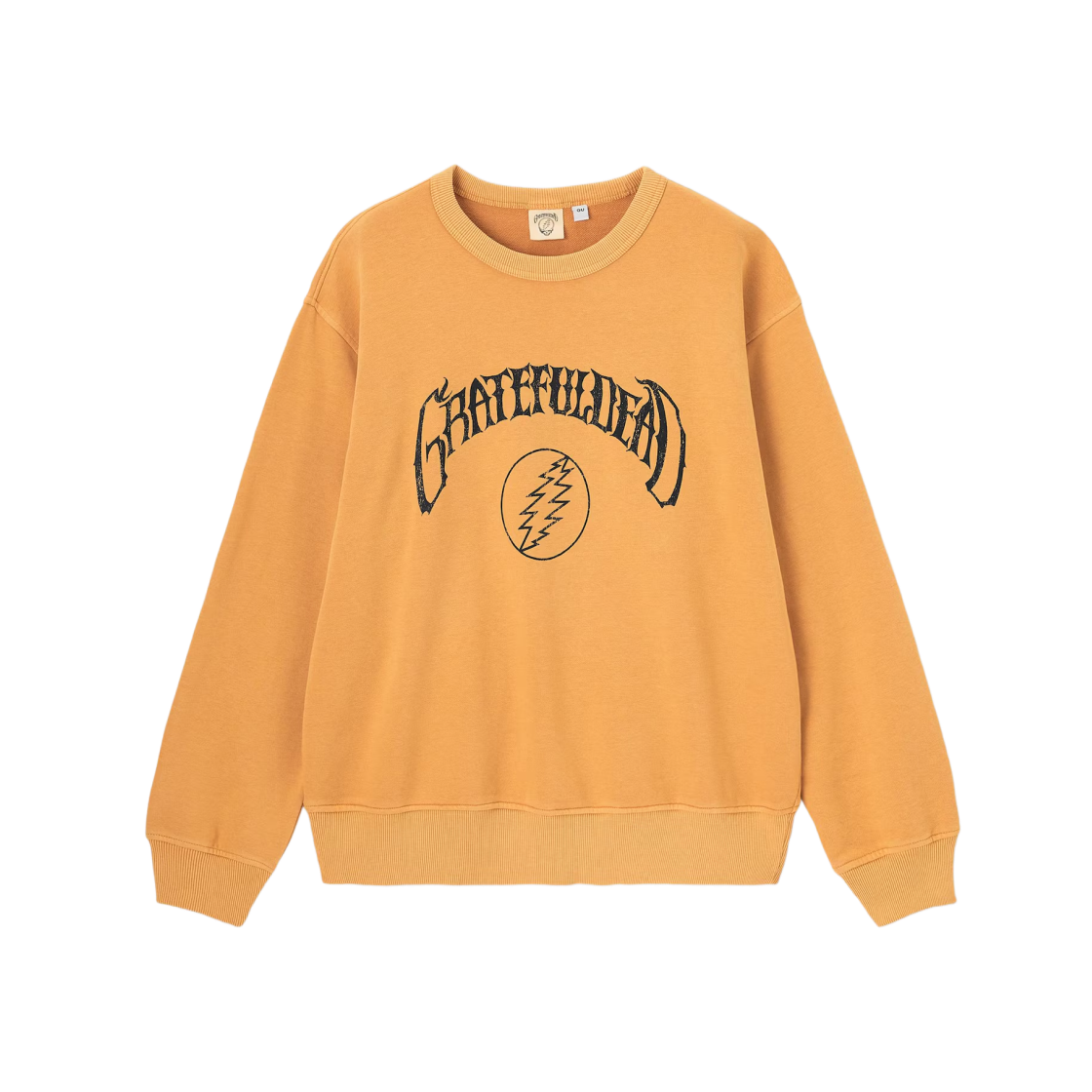 GU x 그레이트풀 데드 워시드 스웨트셔츠 풀오버 오렌지 - JP | GU | KREAM