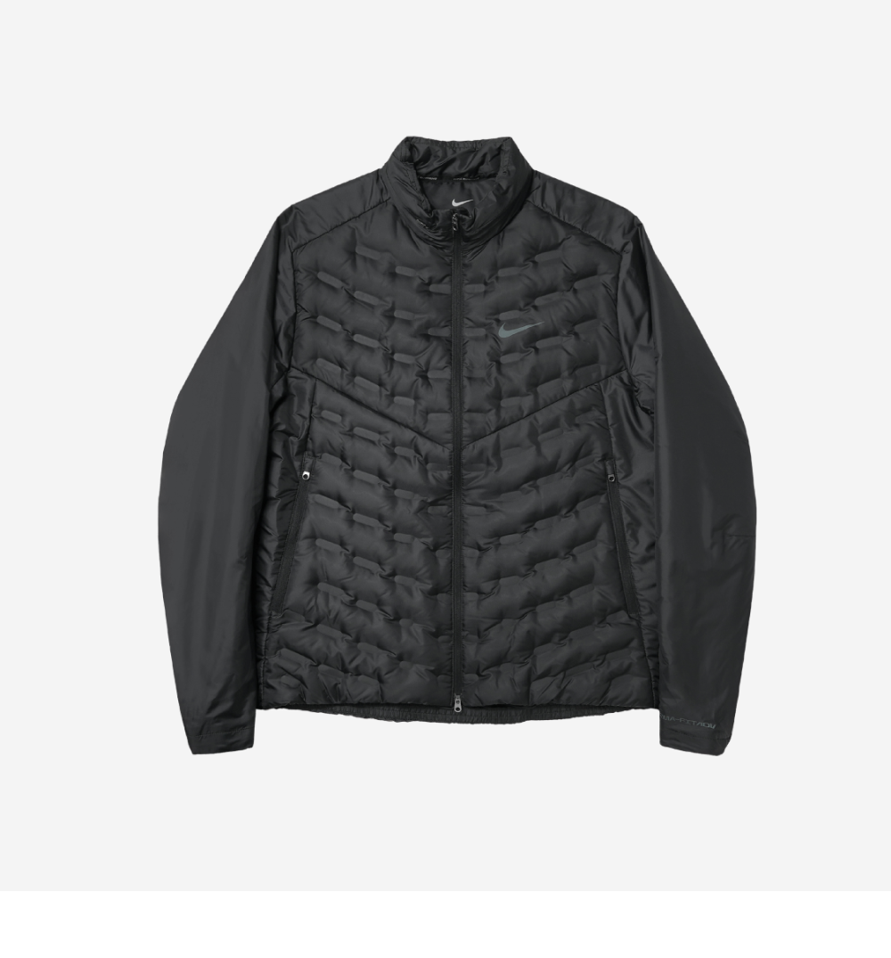 나이키 써마핏 ADV 에어로로프트 리펠 다운 러닝 자켓 블랙 - 아시아 | Nike | KREAM