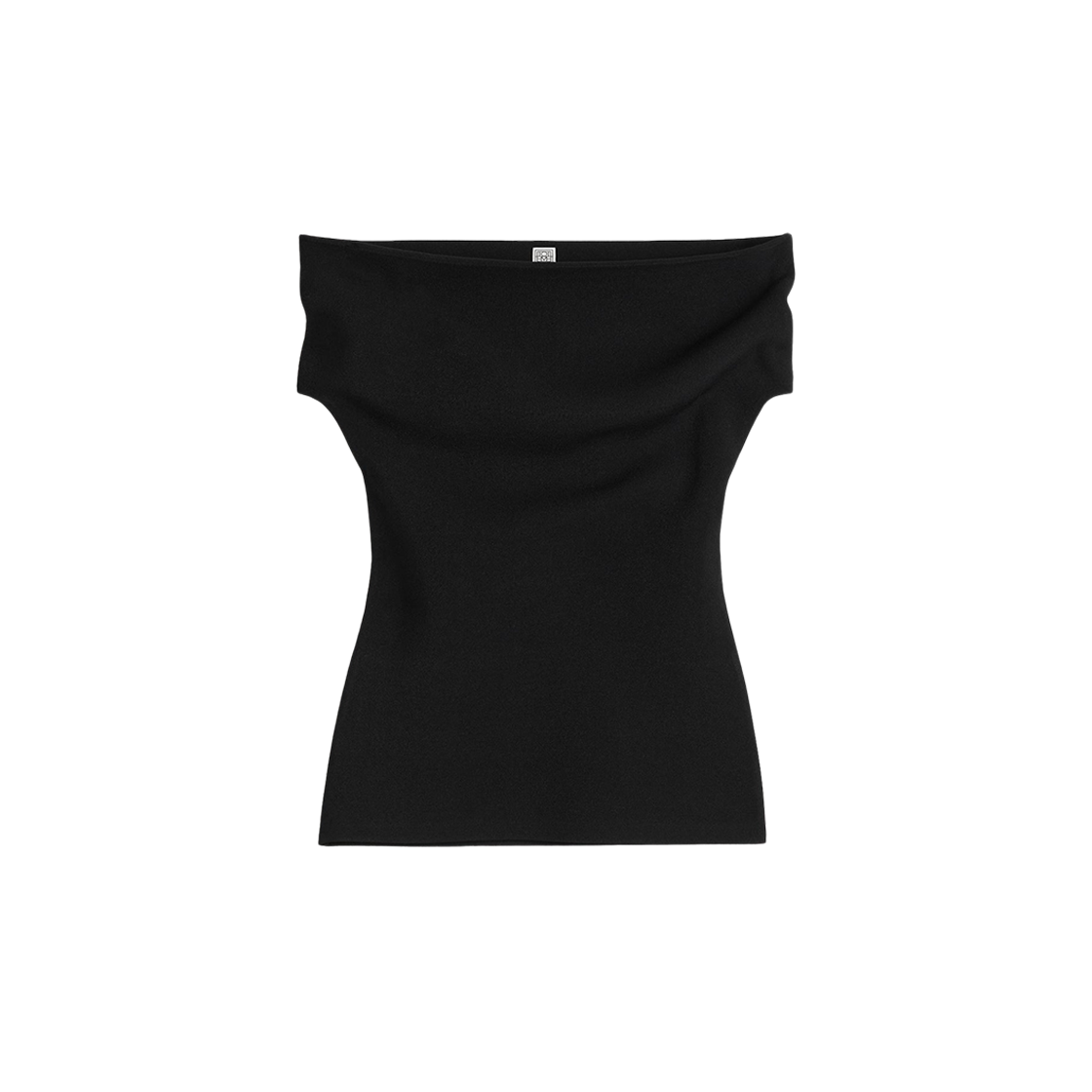 (W) 토템 더블 니트 탑 블랙 | Toteme | KREAM