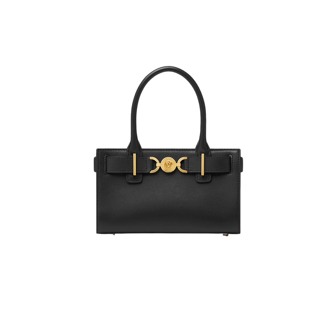 베르사체 메두사 '95 스몰 토트백 블랙 골드 | Versace | KREAM
