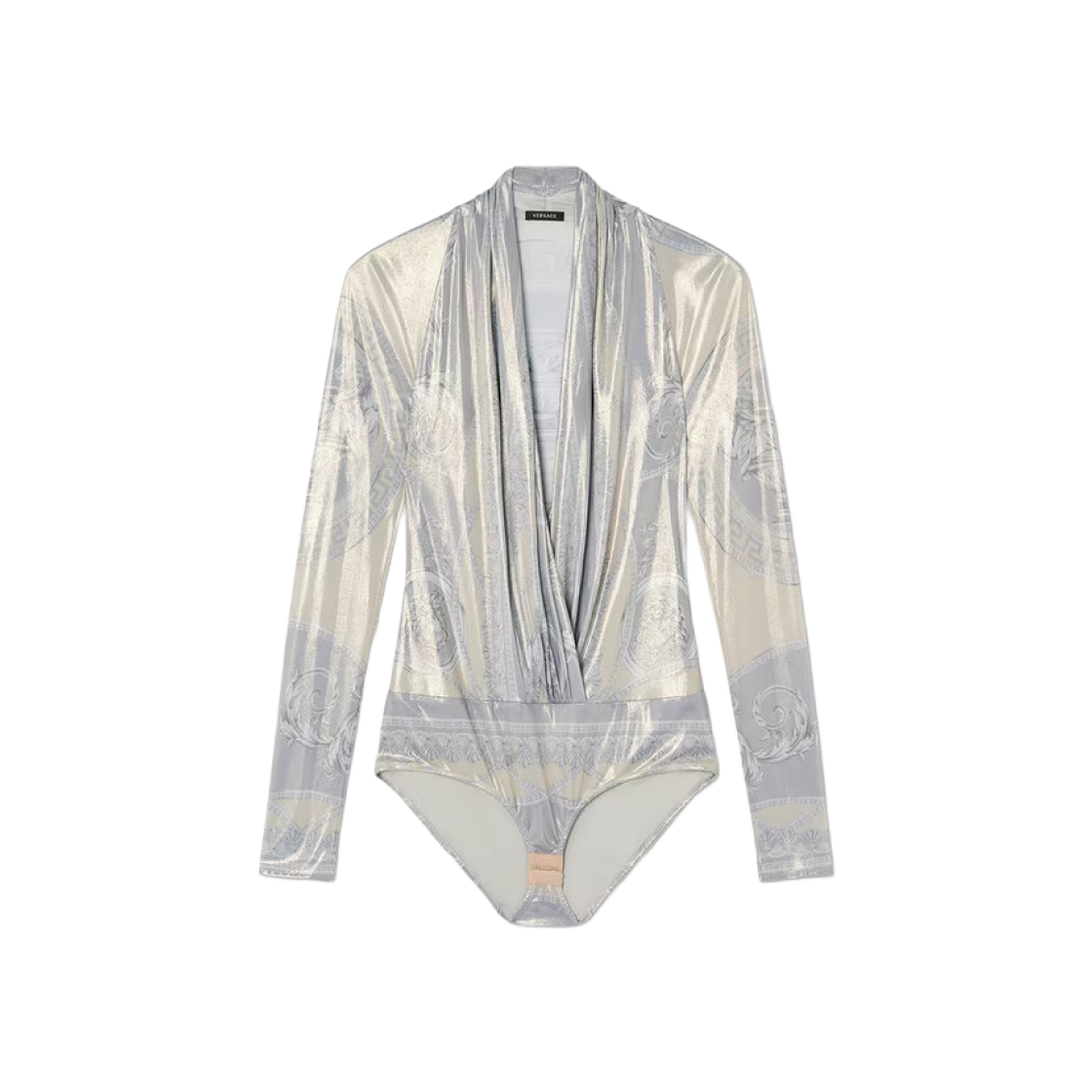 (W) 베르사체 라 쿠페 데 디유 드레이프 바디수트 프린트 | Versace | KREAM