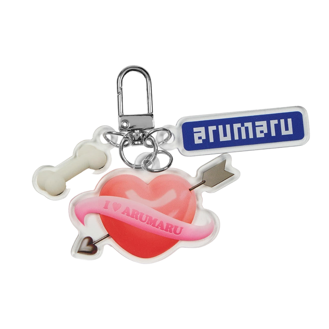 아루마루 하트 에로우 참 키링 | arumaru | KREAM