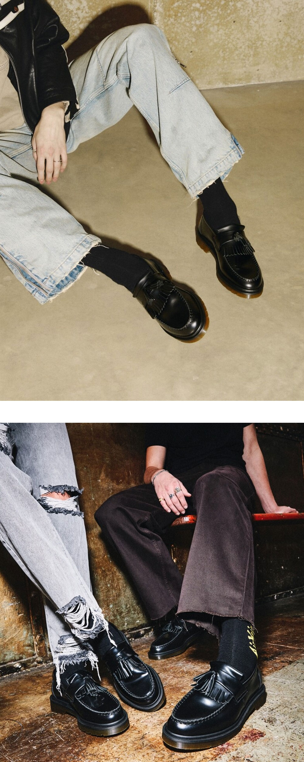 닥터마틴 아드리안 스무스 태슬 로퍼 블랙 | Dr. Martens | KREAM