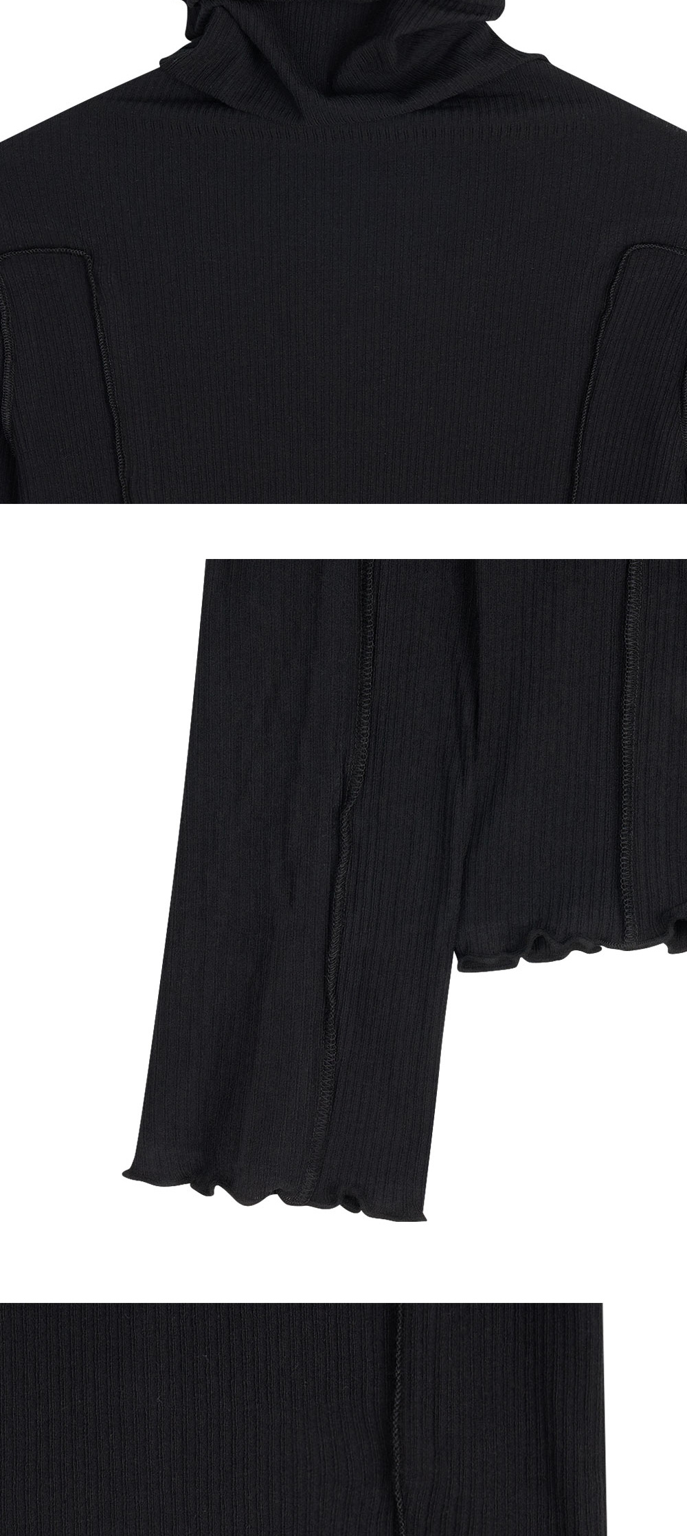 베이스레인지 우먼 오마토 터틀넥 블랙 - 25SS | Baserange | KREAM