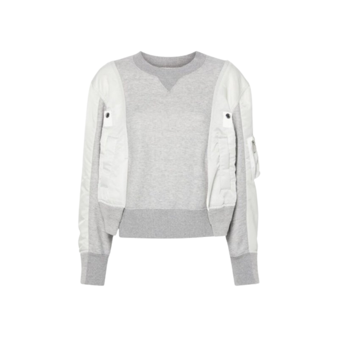 (W) 사카이 스웨트셔츠 라이트 그레이 | Sacai | KREAM