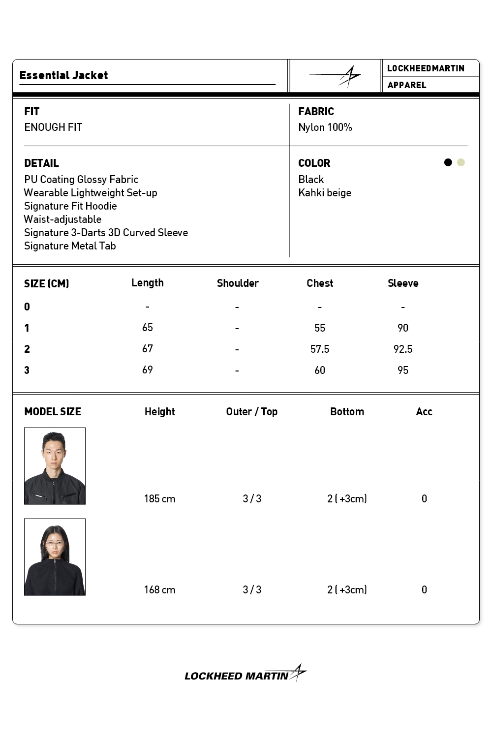 록히드마틴 에센셜 자켓 블랙 | LOCKHEED MARTIN | KREAM