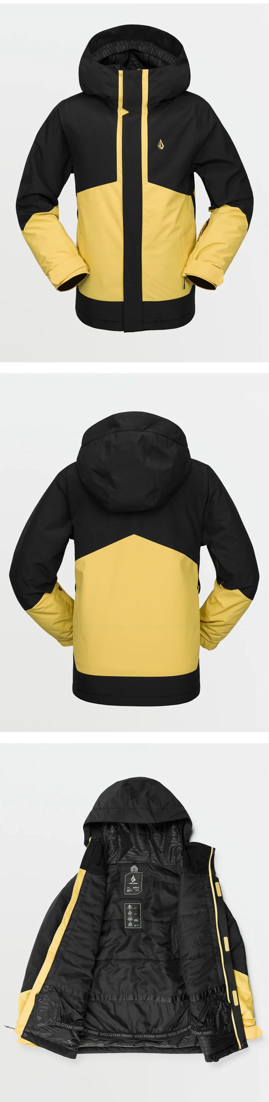 볼컴 키즈 RYDER 인슐레이티드 자켓 옐로우 | VOLCOM | KREAM