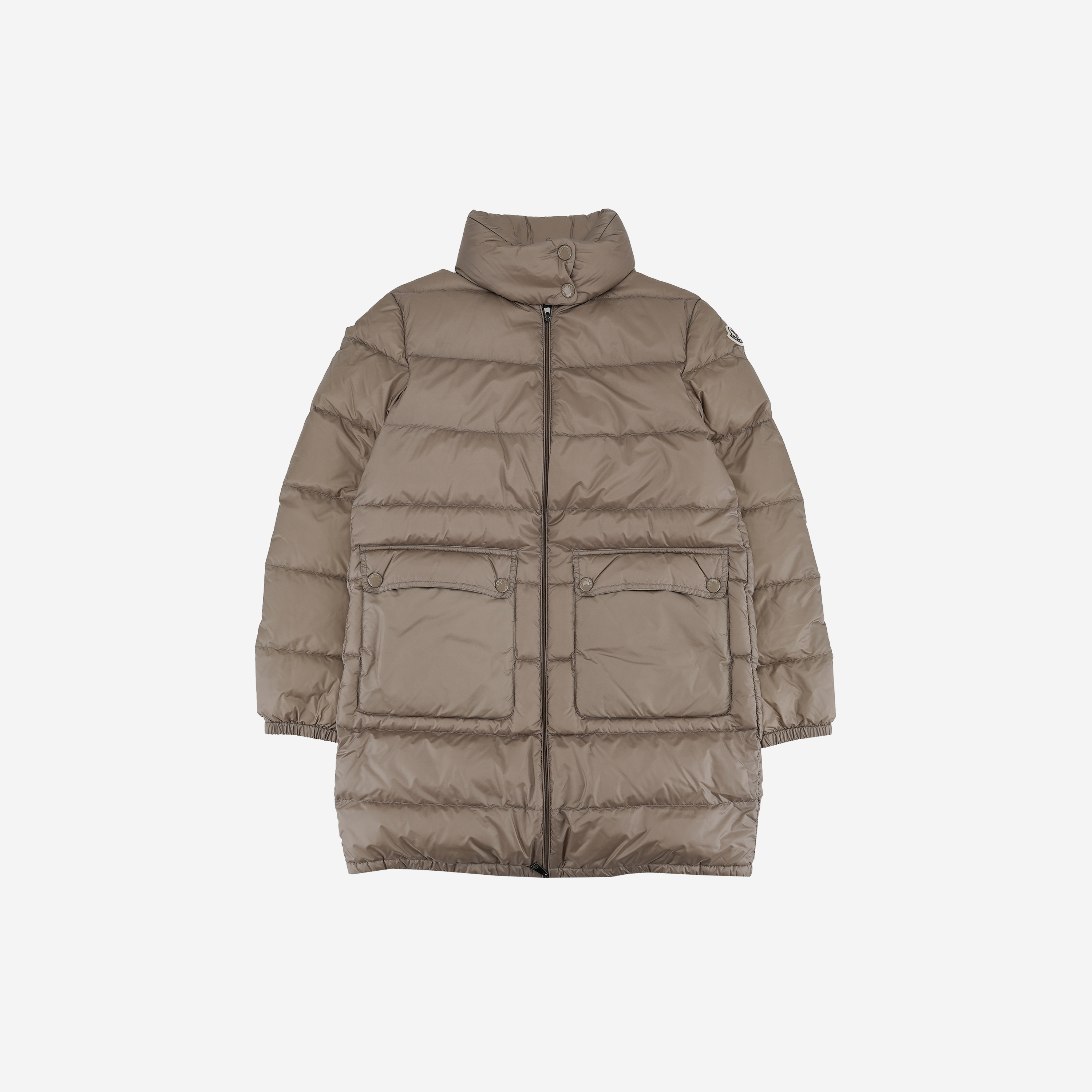 (W) 몽클레르 아브리코티에르 다운 자켓 오트밀 베이지 - 21FW | KREAM