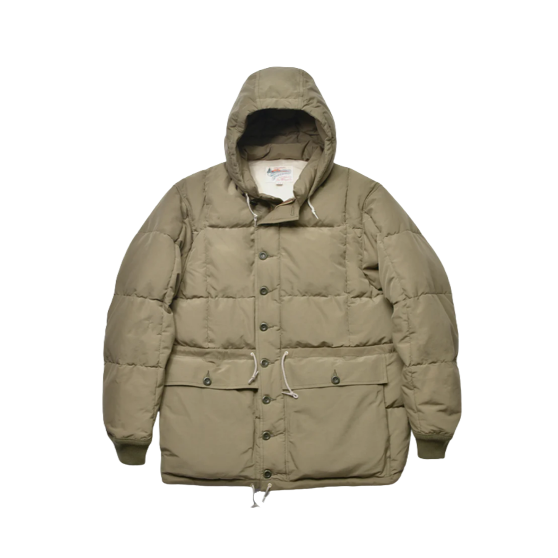 더 리얼 맥코이 코튼 나일론 후드 다운 자켓 올리브 | The Real McCoy's | KREAM