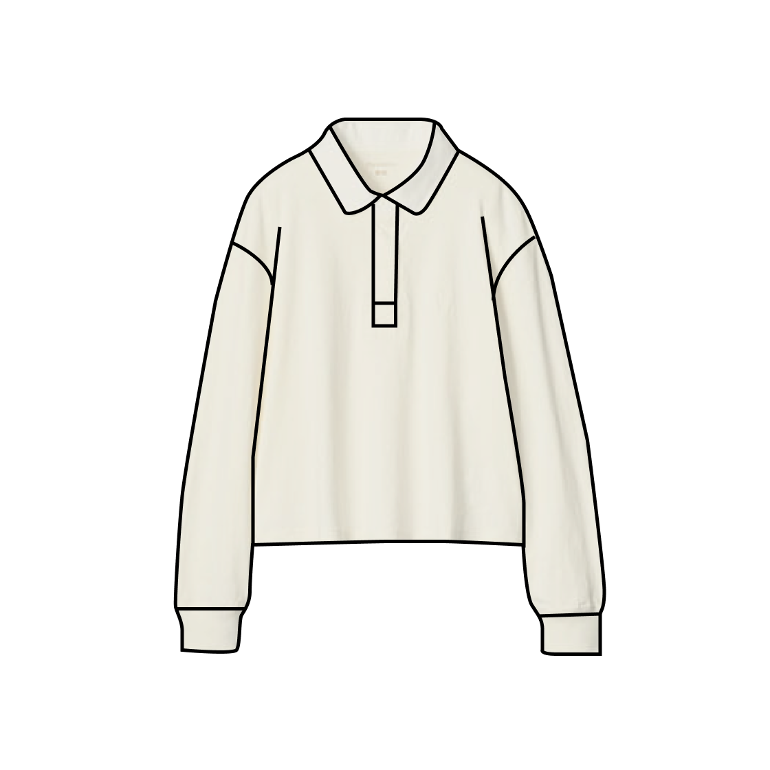 (W) 유니클로 x JW 앤더슨 박시 러거 폴로 셔츠 오프 화이트 - KR | Uniqlo | KREAM