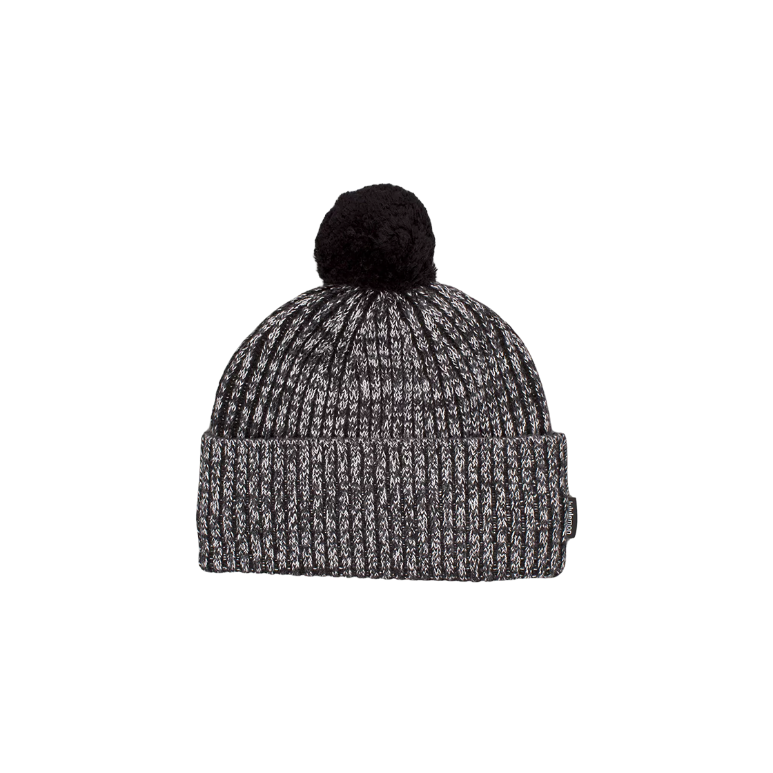 (W) 룰루레몬 텍스쳐드 플리스 라인드 니트 비니 블랙 그레이 | Lululemon | KREAM