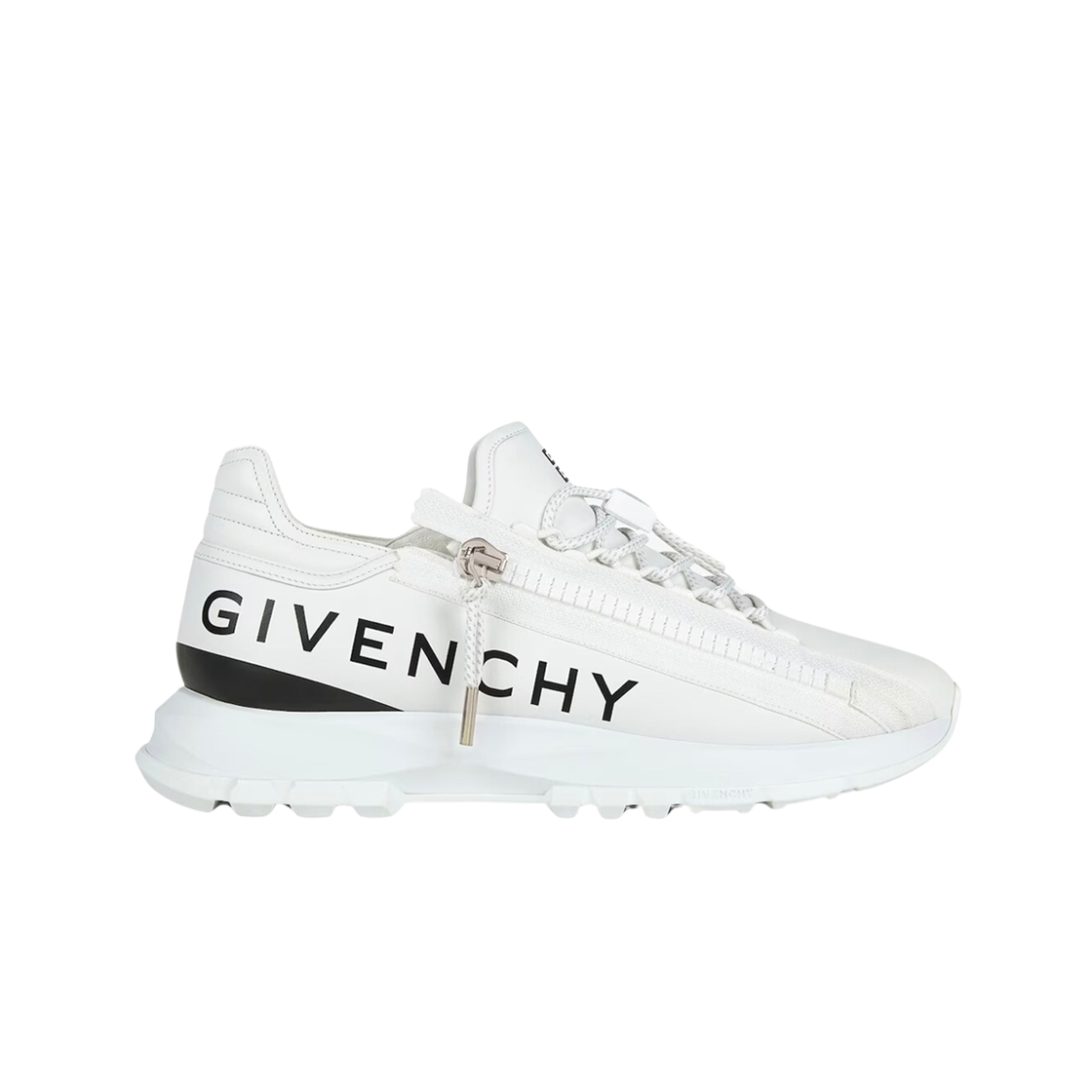 (W) 지방시 스펙터 레더 집 러너 스니커즈 화이트 블랙 | Givenchy | KREAM
