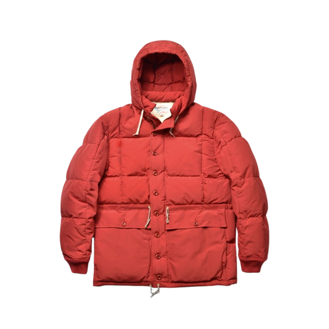 더 리얼 맥코이 코튼 나일론 후드 다운 자켓 레드 | The Real McCoy's | KREAM