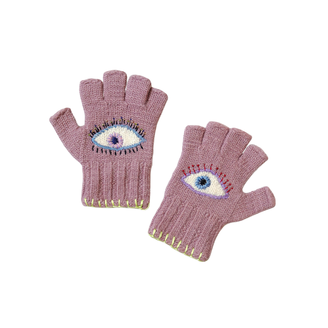 캐피탈 울 포크테일 글러브 스피크이지 자수 핑크 | Kapital | KREAM